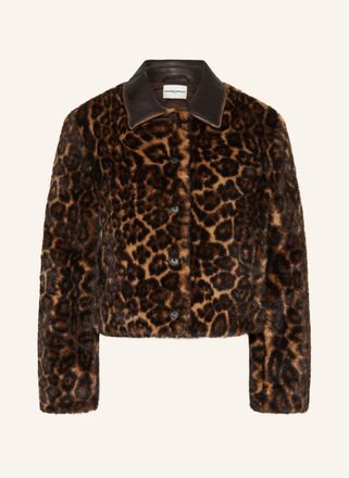 Claudie Pierlot Claudie Pierlot Kunstfell-Jacke beige