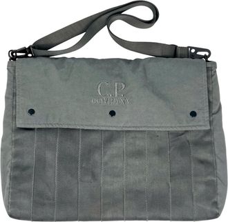 C.P. Company C.p. Company, Homme, Sacs, Gris, Taille: ONE Size Herringbone Logo Bag
