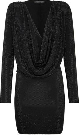 Philipp Plein Femme, Robes, Noir, Taille: 36 FR Short Dress Crystal