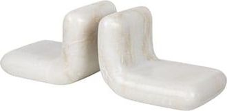 TOM DIXON Serre-livres Stone - Blanc - Marbre poli - Designer Tom Dixon