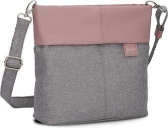 zwei Damen Handtasche Olli OT8 Umh&auml;ngetasche 3 Liter klassische Crossbody Bag wasserabweisend robust strapazierf&auml;hig Bicolor Design Schultertasche inkl. 2 
