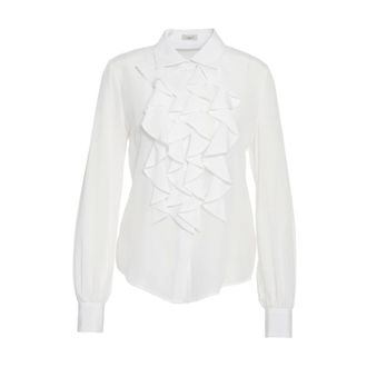Himon's Femme, Blouses et Chemises, Blanc, Taille: 42 FR V&ecirc;tements pour femmes Aw25