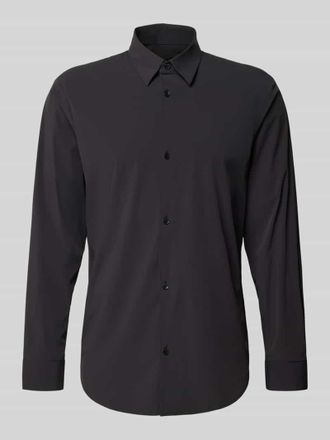 A|X Armani Exchange Regular Fit Freizeithemd mit Kentkragen