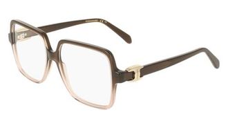 Ferragamo SF3058 234 Lunettes pour femme Transparent Marron Gradient 56/15/145