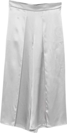 Eleventy Femme, Pantalons, Gris, Taille: 40 FR Pantalon Corsaire