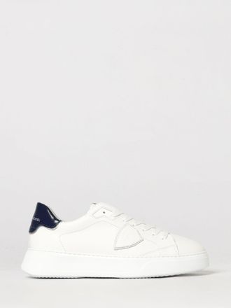 Philippe Model Baskets basses Temple Low en cuir de veau lisse avec logo &Eacute;cusson