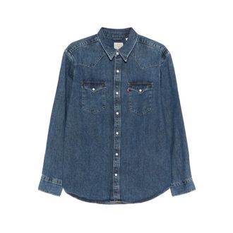 Levi's Homme, Chemises, Bleu, Taille: XL Barstow Western Denim Shirt