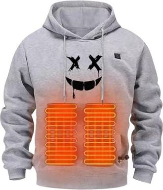 Generic Sweat a Capuche Homme Hooded Sweatshirt Sweats &agrave; Capuche dhiver pour Homme, Sweats Casual sans Batterie pour Rester au Chaud