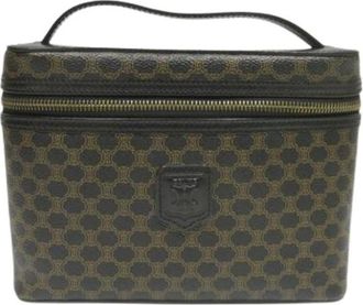 Celine Sac Vanity Macadam Pre-owned - Femme - Pre-owned - Brun - Taille: ONE Size