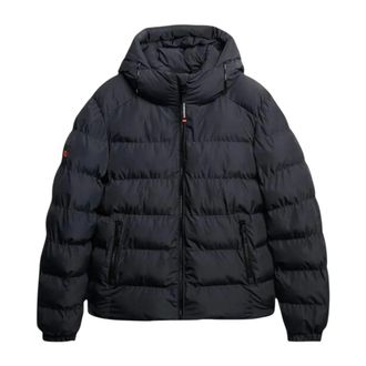 Superdry Doudoune de sport &agrave; capuche - Homme - Vestes - Gris - Taille: M