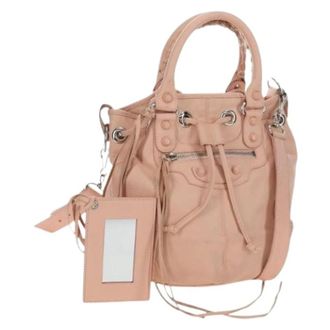 Balenciaga Sac seau vintage Pre-owned - Femme - Pre-owned - Rose - Taille: ONE Size