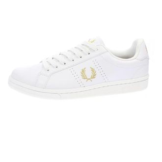 Fred Perry Sneaker in Leder und Gummi - - Shoes - Herren - Wei&szlig; - 44 EU