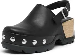 Sorel Femme Roamn Clog Rvt Sabot, Noir, 36 EU