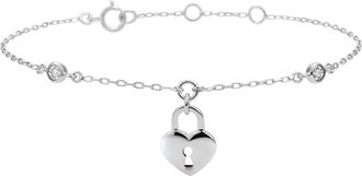 Edenly Armband Kostbares Geheimnis - Herz - Weißgold
