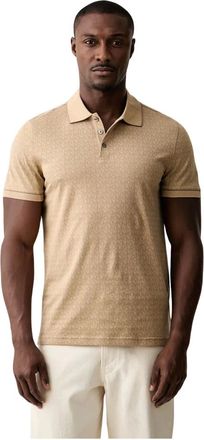 Michael Kors Homme, Tops, Beige, Taille: M Polo en jersey de coton avec logo signature