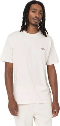 Dickies Homme, Tops, Blanc, Taille: M T-shirt Mapleton Blanc avec Logo