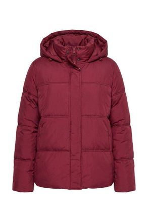 Ulla Popken Steppjacke HYPRAR Steppjacke Oversized Kapuze Zipptaschen