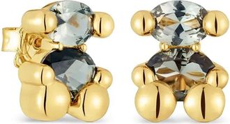 Tous Kristallohrringe mit Bärenform - Gold