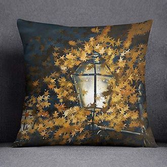 Bonamaison Le Jardin du Lin Kissenhüllen, Cotton, Mehrfarbig, 45x45