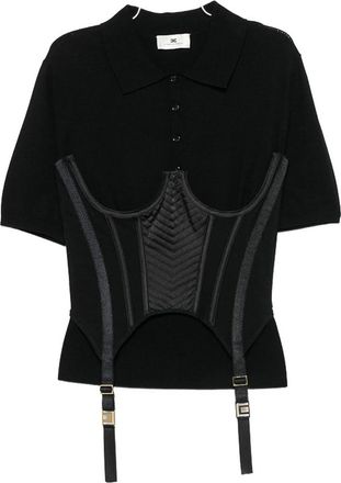 Elisabetta Franchi Pull Col Rond - Noir