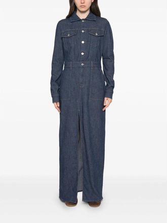 7 For All Mankind Utility Dress - Blue