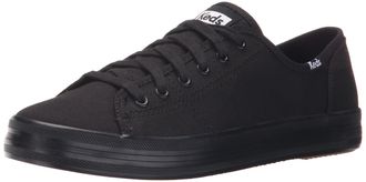 Keds Damen Kickstart Schn&uuml;rschuh Sneaker, Schwarz, 37.5 EU