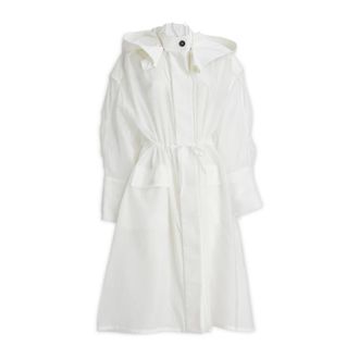 Ferragamo 13C328 Trenchcoat mit Kapuze - - Coats - Damen - Wei&szlig; - 2XS