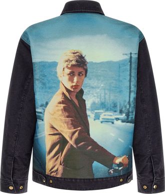 Undercover Cotton Canvas Blouson Jacket - Blue