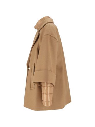 Fay Wool and Cashmere Cape Coat - Camel