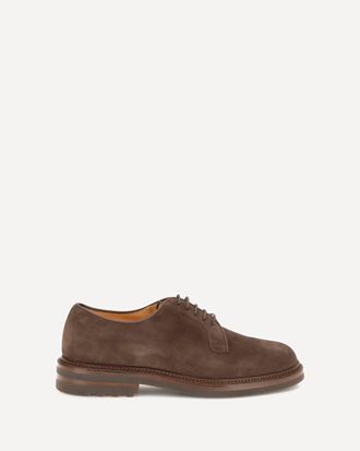 Brunello Cucinelli Suede Lace-Up Shoes Male 41