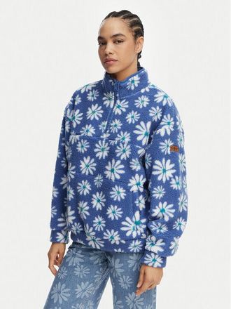 Roxy Fleecejacke Jive Talking Bonded ERJPF03208 Blau Oversize