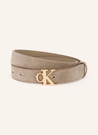 Calvin Klein Lederg&uuml;rtel beige