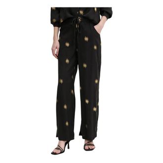 Never Fully Dressed Elissa Weite Hose - - Trousers - Damen - Schwarzk - S