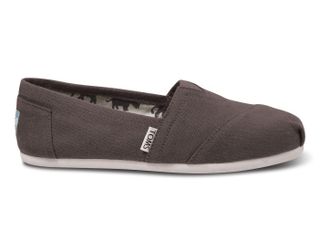 Toms Herren Alpargata aus recycelter Baumwolle Flache Slipper, GRAU, 44.5 EU