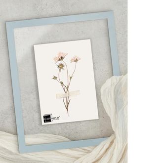 Bildershop-24 Doppelglas - Doppelverglasung Rahmen Doppelglasrahmen Bilderrahmen Paris Pastelltürkis mit Acrylglas 40x60 cm wählbare Größen