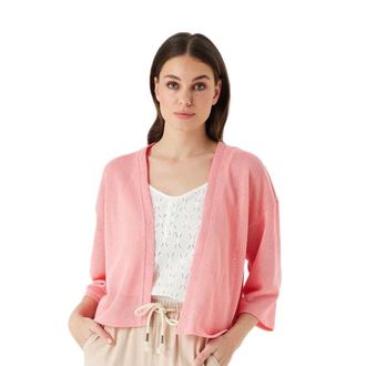 Garcia Garcia Damen Cardigan Knit Strickjacke, Sunrise pink, M