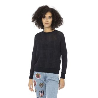 Mr & Mrs Italy Langarmshirt - - Knitwear - Damen - Schwarzk - XS