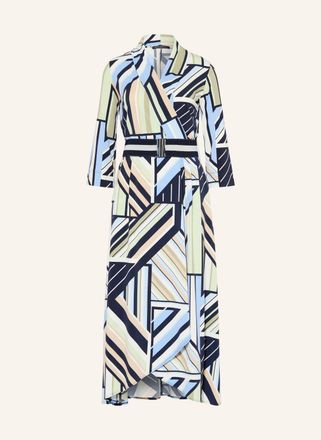 Betty Barclay Jerseykleid In Wickeloptik Mit 3/4-Arm blau