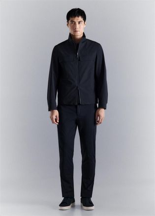 Mango Veste water-repellent poches bleu marine - Homme - XXL - MANGO MAN