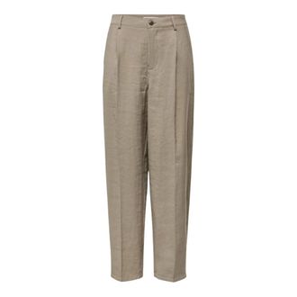 Only Onlrinia Life HW Barriel - - Trousers - Damen - Beige - M L32