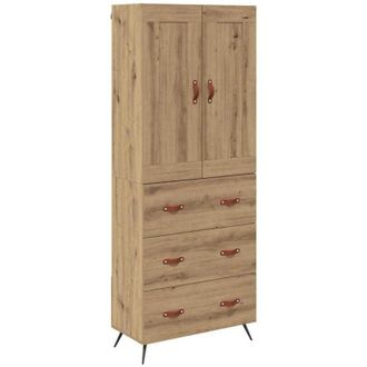 vidaXL Highboard Artisan-Eiche 69,5 x 34 x 180 cm Holzwerkstoff vidaXL