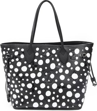 Louis Vuitton Crossbody Bags - Ltd. Ed. Yayoi Kusama Infinity Dots Neverfull MM - Gr. unisize - in Schwarz - f&uuml;r Damen