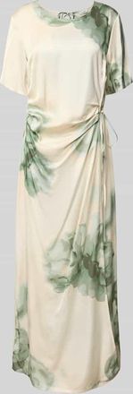 Mbym Maxikleid in Wickel-Optik mit Schn&uuml;rung Modell Kylar