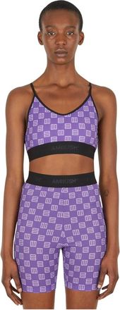 AMBUSH Ambush, Femme, Sport, Violet, Taille: 42 FR Bra Top Monogramm&eacute;