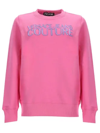 Versace Jeans Couture Cotton Jersey Sweatshirt - Pink