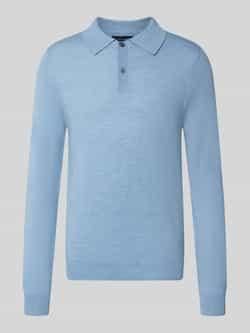 Christian Berg Regular Fit Poloshirt aus Woll-Mix