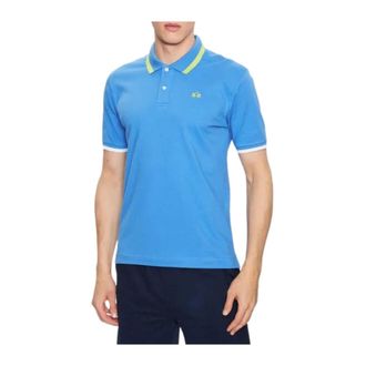 La Martina Slim Fit Polo Shirt Blau Herren - - Tops - Herren - Blau - L