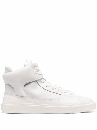Just Cavalli baskets montantes &agrave; design &agrave; empi&egrave;cements - Blanc