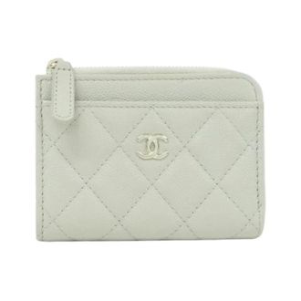 Chanel Pre-owned Leder Portemonnaies - - Pre-owned - Damen - Wei&szlig; - ONE SIZE