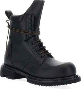 Rick Owens Low Army Gabe Boot - Black